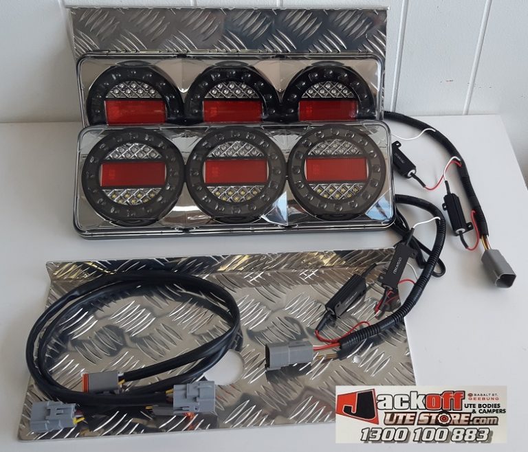 MAXI-LAMP LED 12V Tail Light Kit Toyota Landcruiser Ute 2007-2025 free ...
